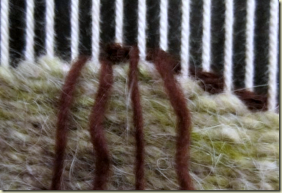 Tapestry Share: Weaving for Reversible Fabric: Sewing in Ends